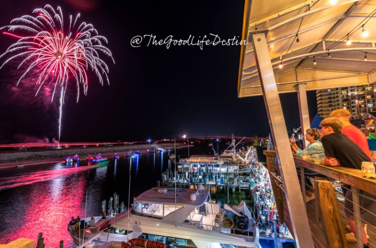 The Best Places to Watch the Destin Harbor Fireworks