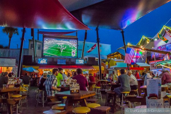 4 Best Places to Watch Football on Destin Harbor - The Good Life Destin