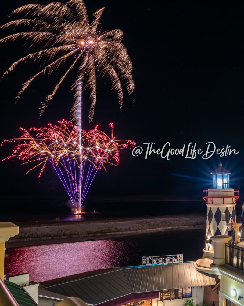Where are the Fireworks in Destin, Okaloosa Island, & Miramar Beach? – The Good Life Destin